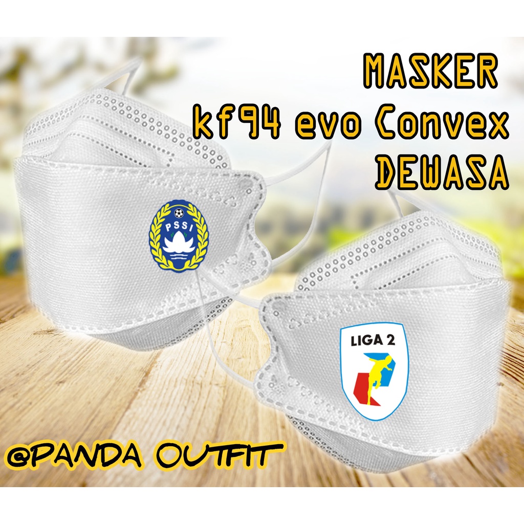 Jual MASKER KN94 LOGO LIGA 2 PSSI BISA CUSTOM | Shopee Indonesia
