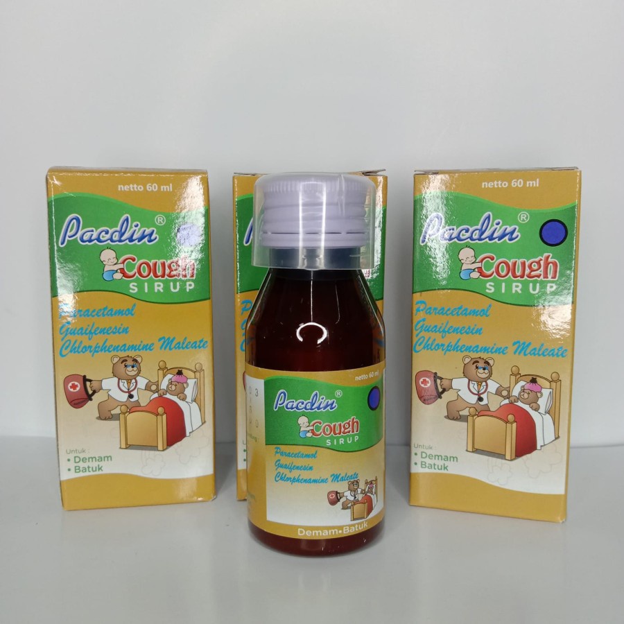 Jual pacdin cough syrup 60 ml | Shopee Indonesia