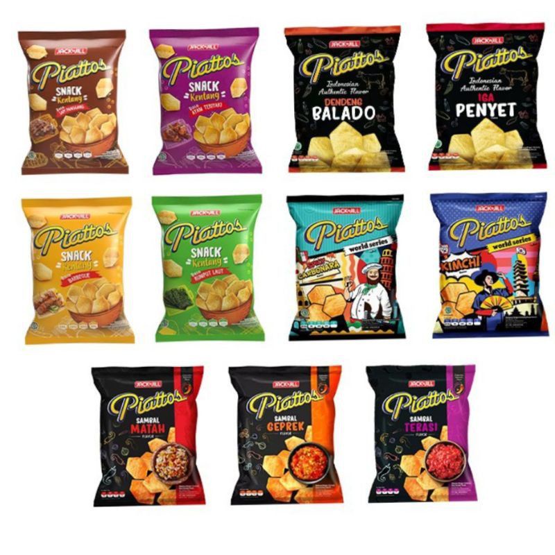 Jual Piattos Snack Kentang All Varian BIG SIZE | Shopee Indonesia