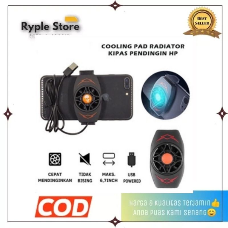 Jual Cooling Pad Hp Gamepad Gaming Mobile Legend Radiator Cooler Fan Hp ...