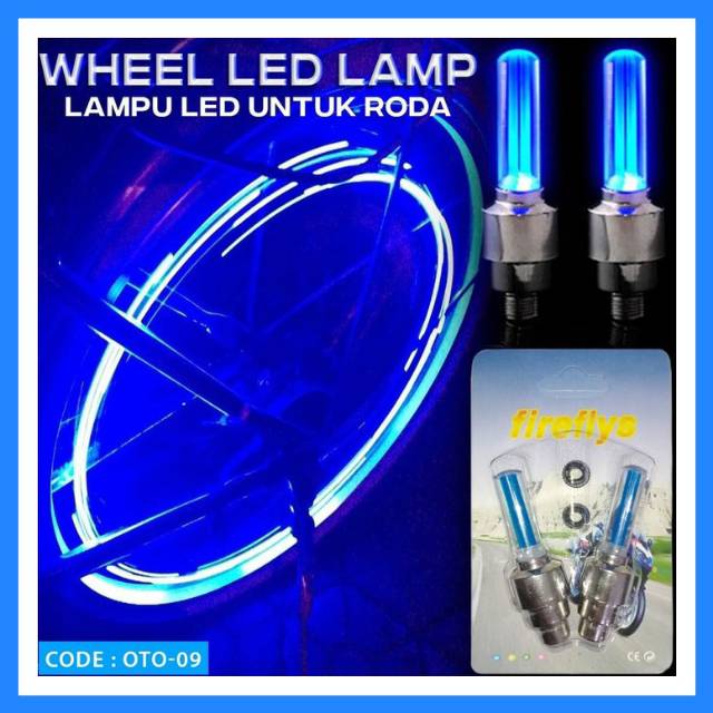 Jual WHEEL LAMP pentil ban LED penutup ban lampu penerang sepeda motor ...