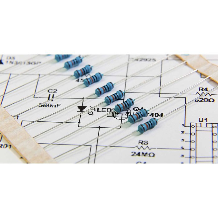 Jual Resistor Metal Film 0.25 W 1/4W Toleransi 1% Banyak Nilai Ohm | Shopee Indonesia