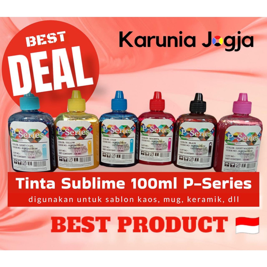 Jual Tinta Sublime P-Series 100 ml IP2770 IP2870 IP1980 MP237 MP258 ...