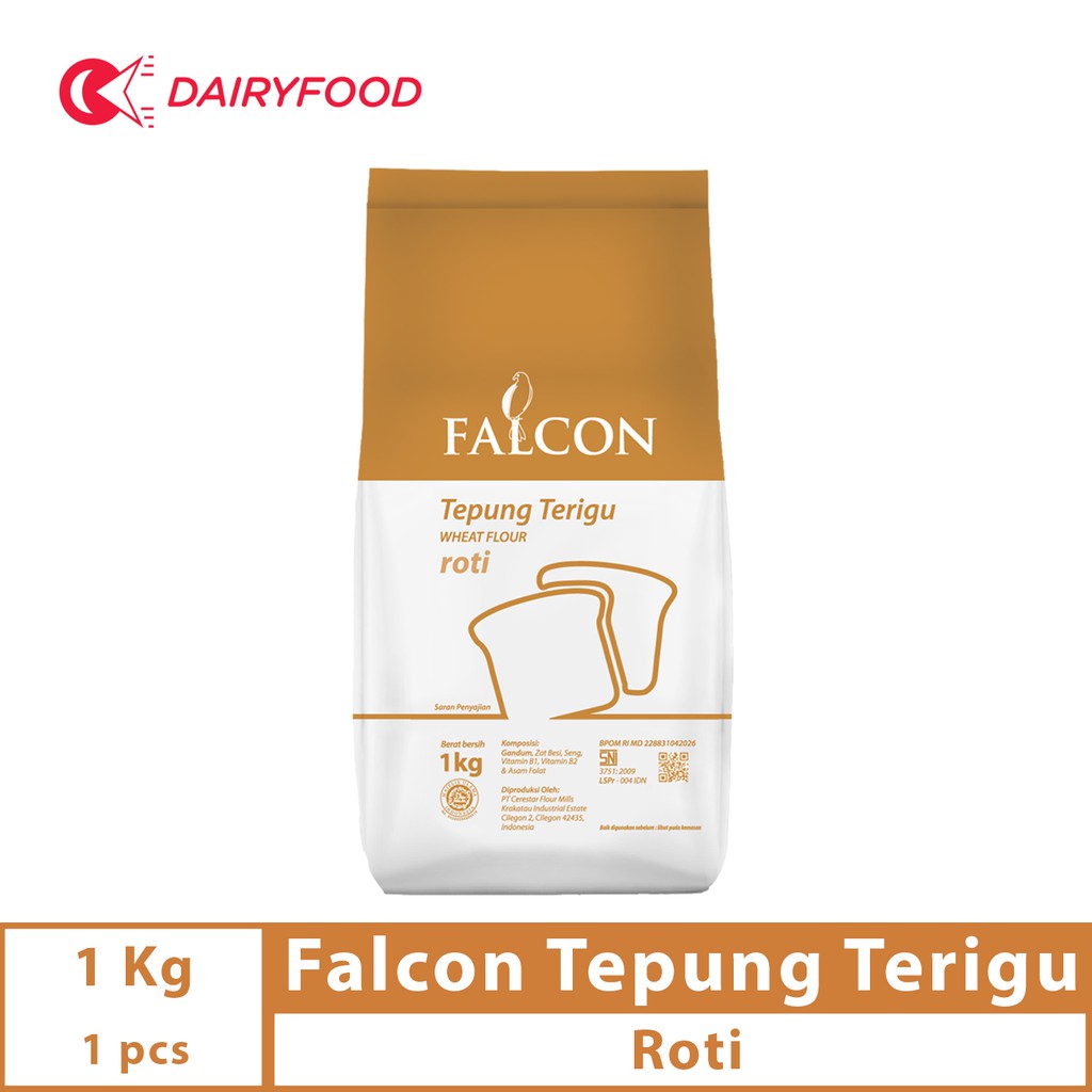Jual FALCON TEPUNG TERIGU ROTI 1 KG | Shopee Indonesia