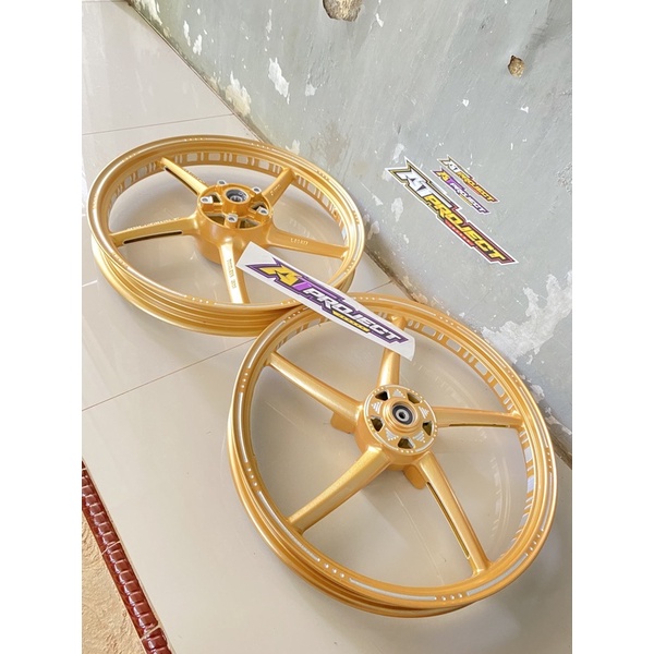 Jual Velg RCB MX KING depan belakang set custom slot miling | Shopee ...