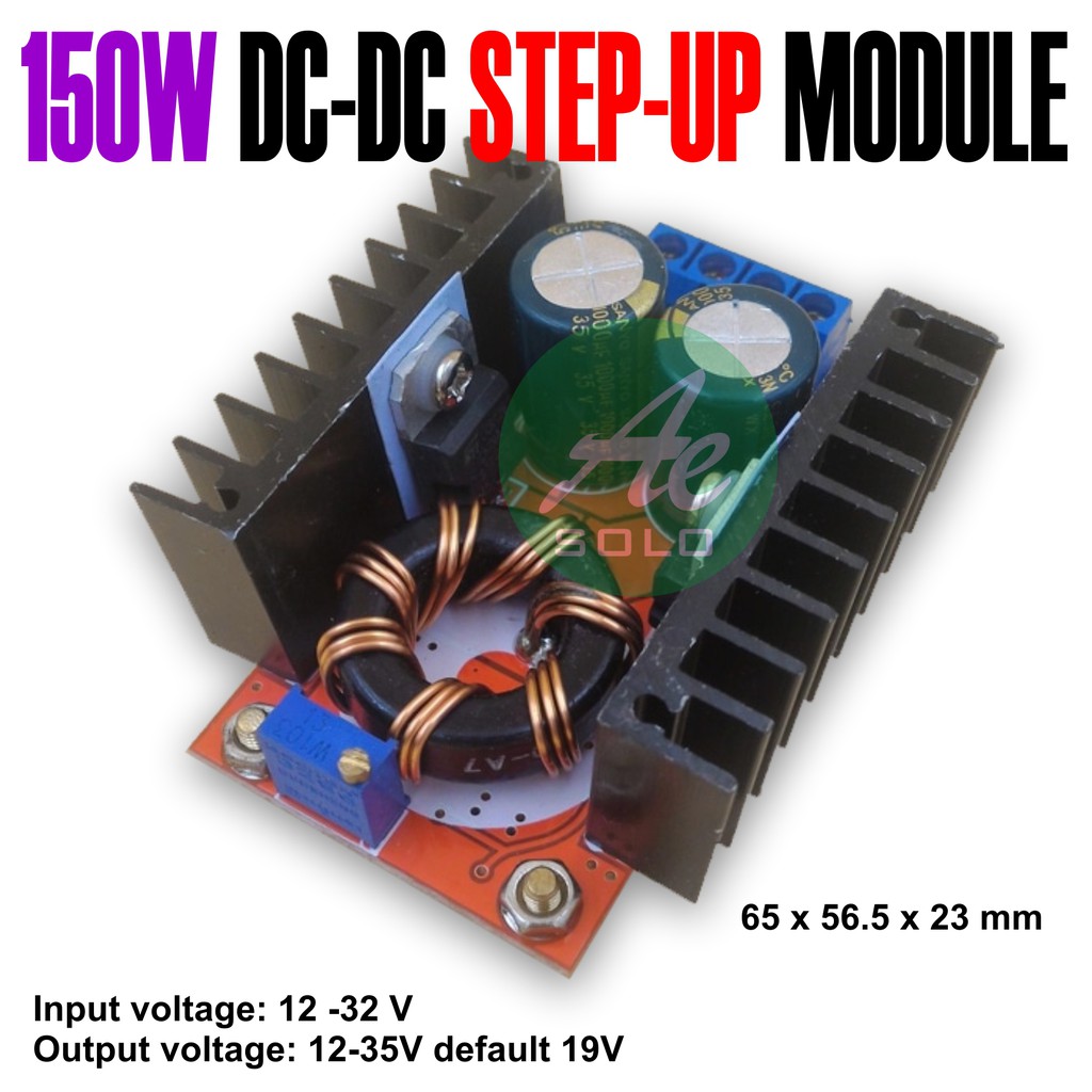Jual DC-DC STEP UP MODUL 150W DC BOOST MODULE | Shopee Indonesia