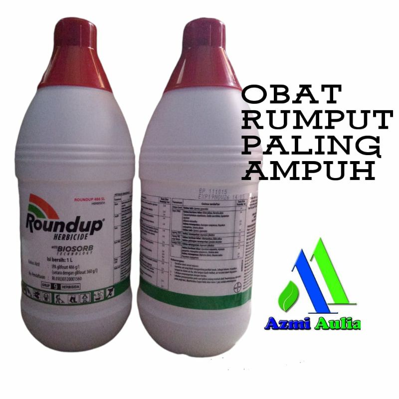 Jual Roundup 486sl 1 liter Herbisida Pembasmi Rumput Liar dan Gulma ...