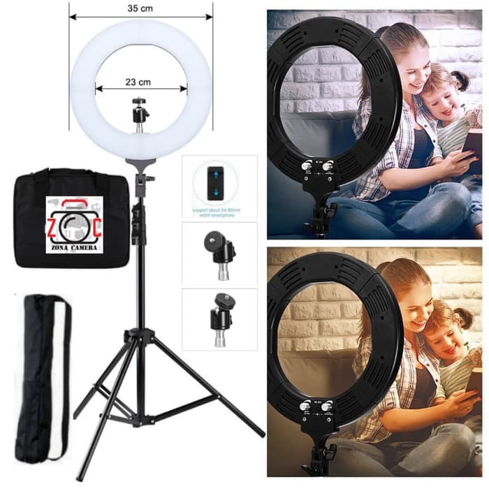 Jual Ring Light RL12 LED 12inch Ringlight Lighting Make Up Lampu ...