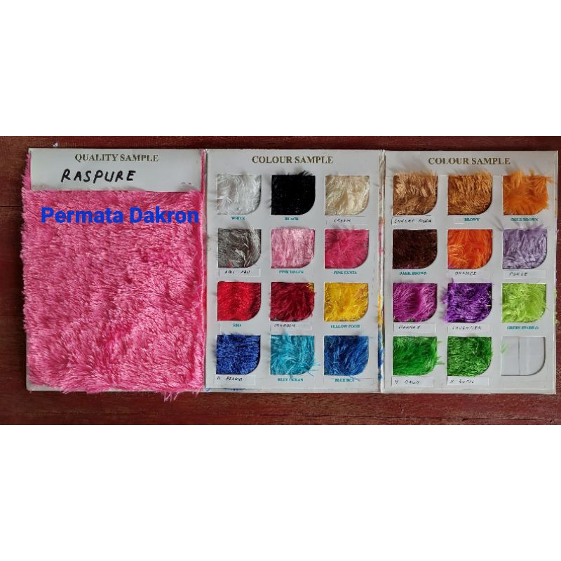 Jual [PROMO] Kain Bulu Rasfur Halus dan Lembut uk. 90 x 175 cm ( 1 yard ...