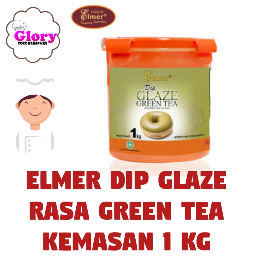 Jual elmer glaze 1kg green tea | Shopee Indonesia