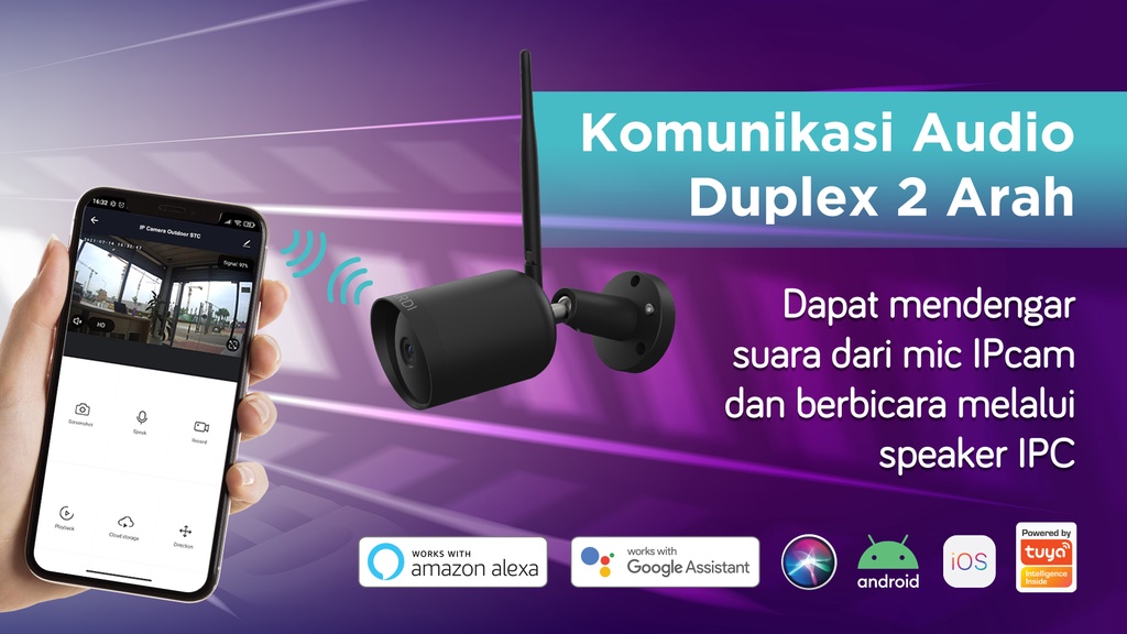 Jual BARDI Smart Outdoor STC IP Camera CCTV Wifi IoT Home Automation ...