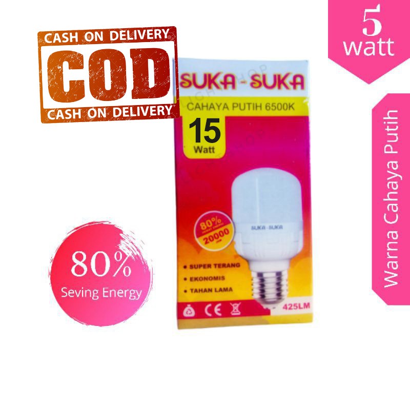 Jual LAMPU LED CAPSUL SUKA SUKA SUKA-SUKA 15 WATT 15WATT MURAH BERKUALITAS | Shopee Indonesia