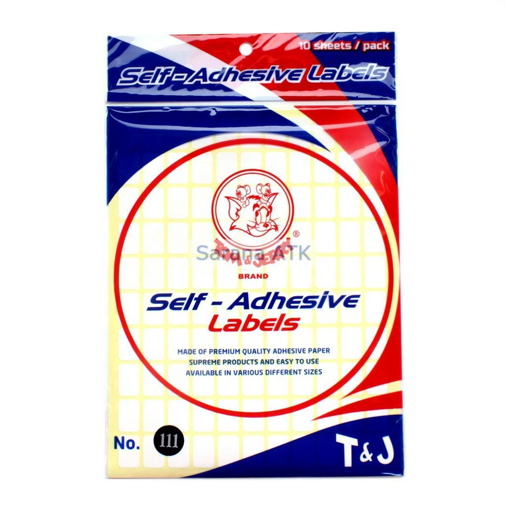Jual TOM & JERRY - Label Paper No.111 & No.112 Label Putih - Pad ...