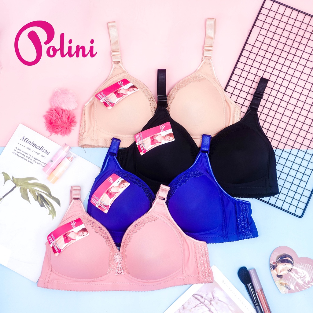 Jual BEE - Bra Bh Wanita Push Up Tanpa Kawat Bh Jumbo Premium Polini G388 | Shopee Indonesia