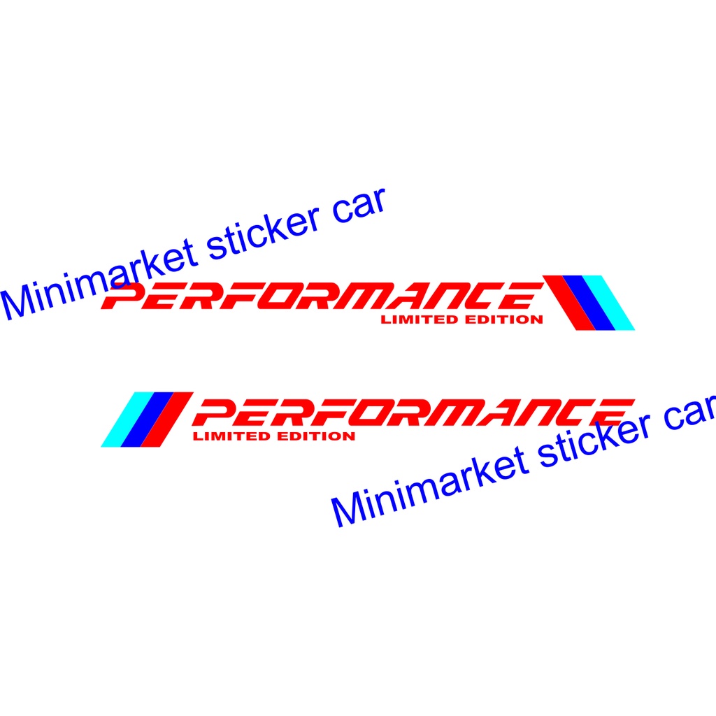 Jual sticker mobil bmw performance limited edition | Shopee Indonesia