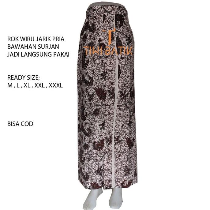 Jual Promo Rok Wiru Jarik Pria Jadi Tinggal Pakai Bawahan Surjan Adat ...