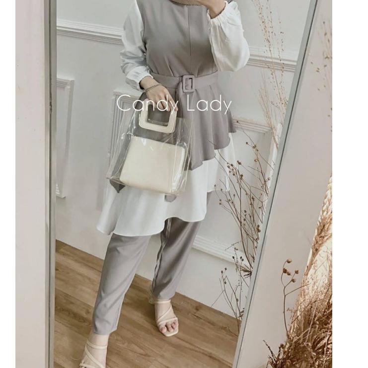 Jual Bagus Banget.. [NEW OUTFIT] One Set Zaza Daily Busui / Setelan ...