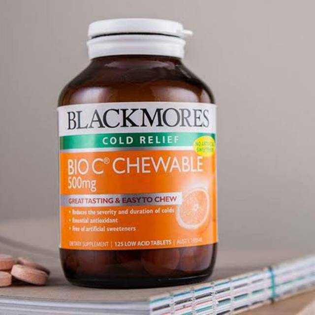 Jual Blackmores Bio C Chewable 500mg | Shopee Indonesia