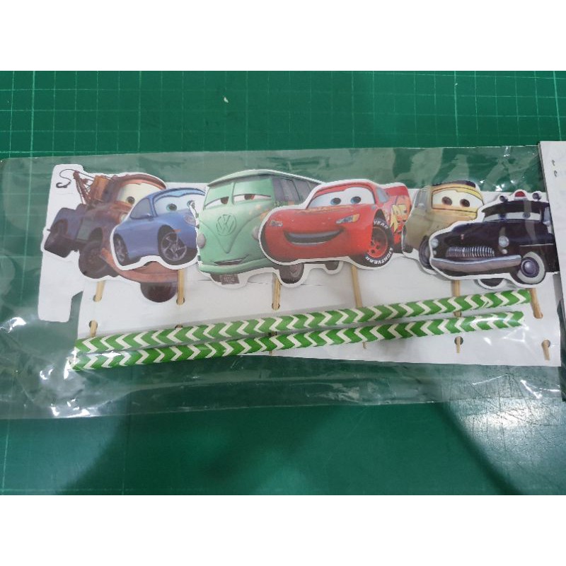 Jual topper kue ulang tahun THE CARS MOBIL hiasan kue happy birthday ...