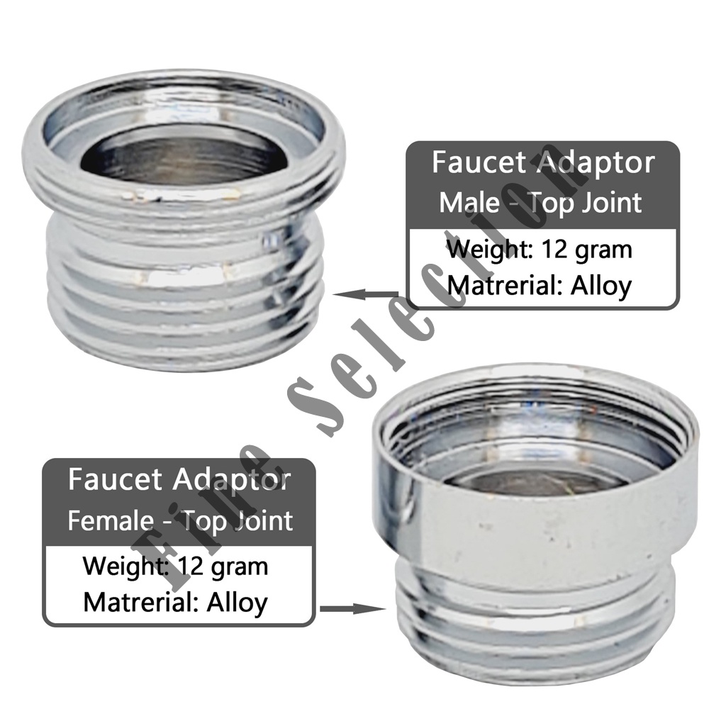 Jual ADAPTOR ADAPTER SAMBUNGAN KERAN FAUCET HOSE CONECT ALLOY DRAT ...