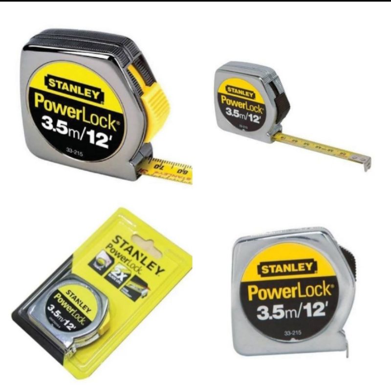 Jual Meteran STHT33215-8 Stanley 3.5m x 13mm Powerlock Tape | Shopee ...