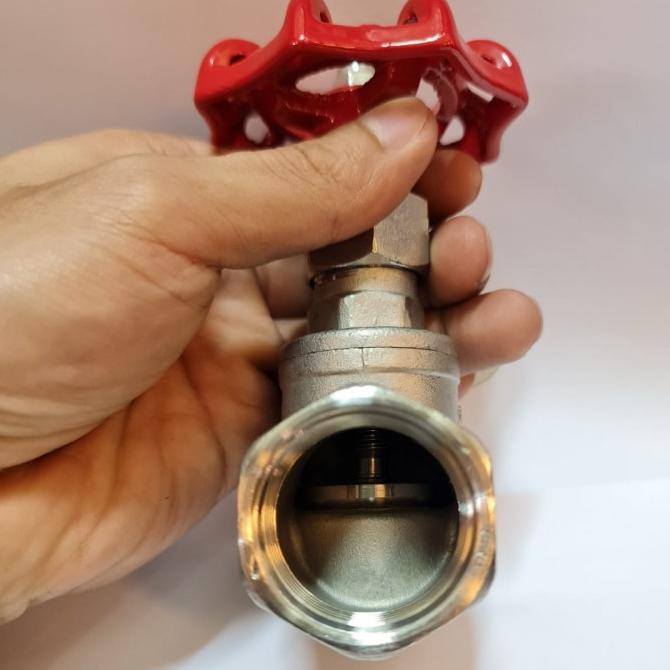 Jual Globe Valve / Kran Putar Stainless 316 / Cf8M Drat 1 1/4" Inch ...