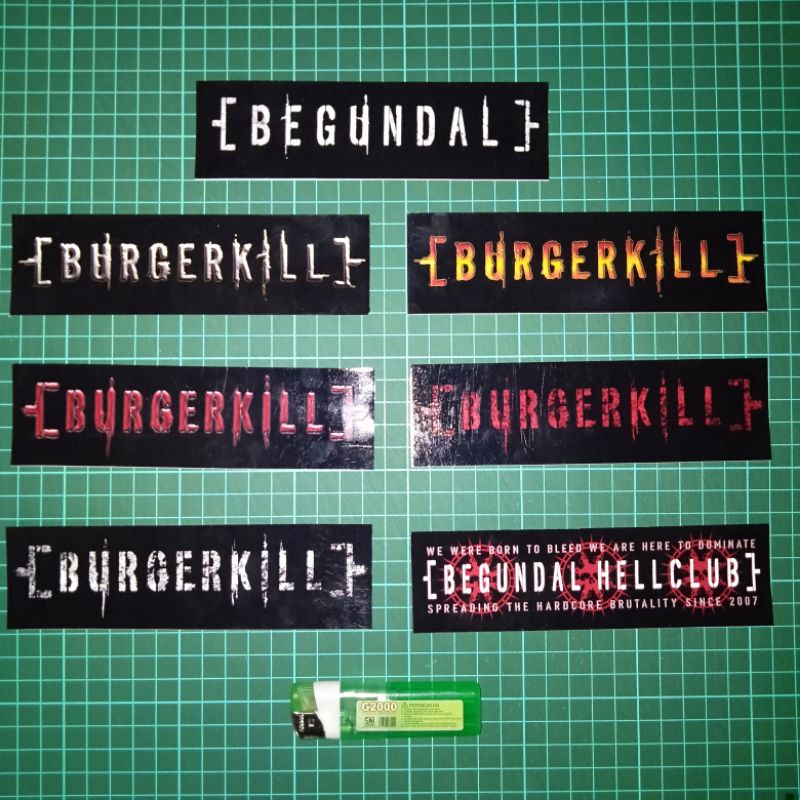 Jual STIKER BURGERKILL | Shopee Indonesia