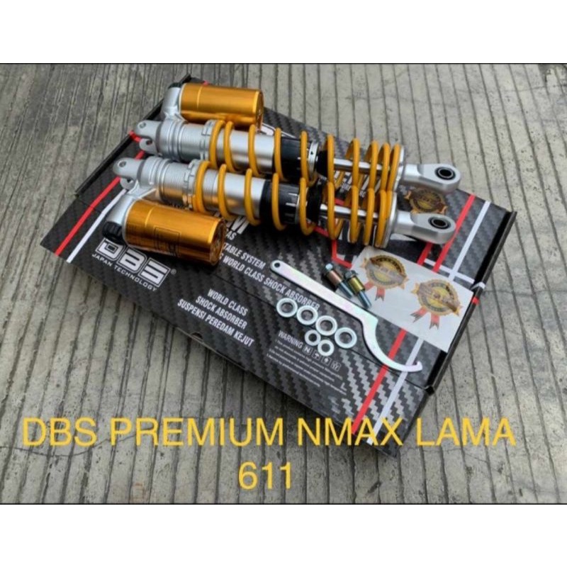 Jual shock dbs model ohlins nmax 335 premium 611 shock tabung nmax premium 611 dbs 335mm shock ...