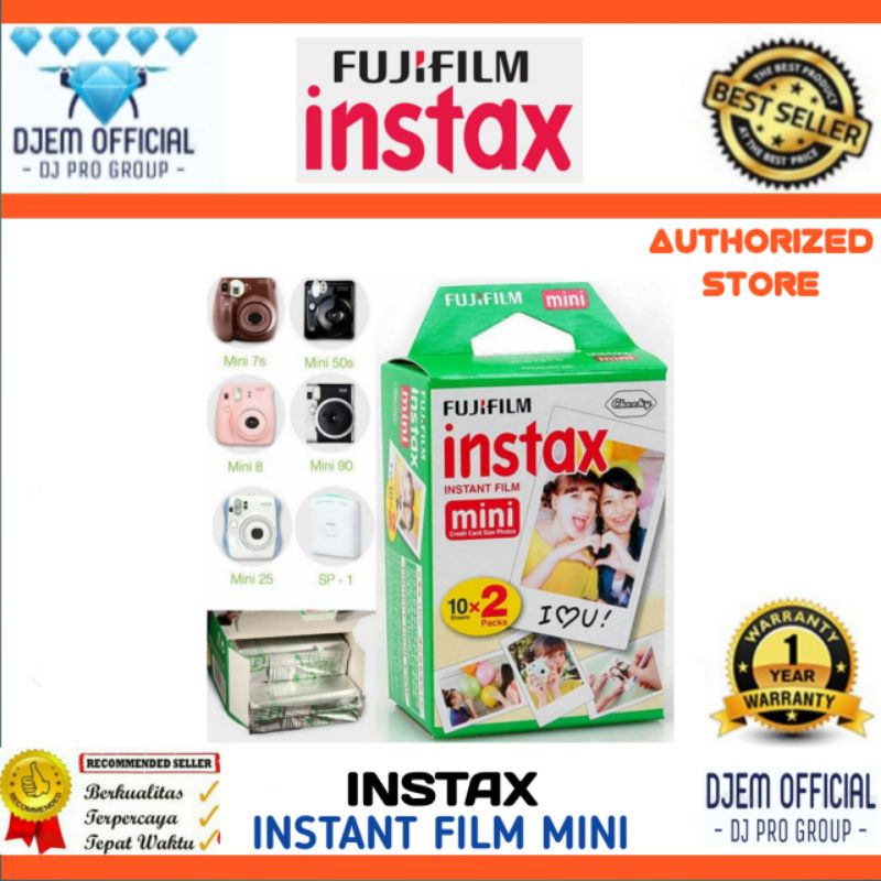 Jual FUJIFILM Instax Mini Paper Polos Isi Refill Polaroid Fuji Film ...