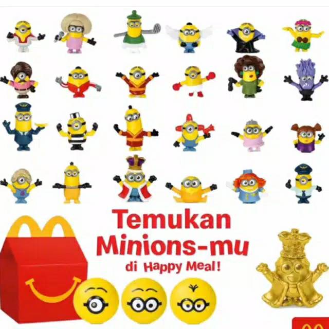 Jual Mainan Happy Meal McD, McDonald's Karakter Minion | Shopee Indonesia