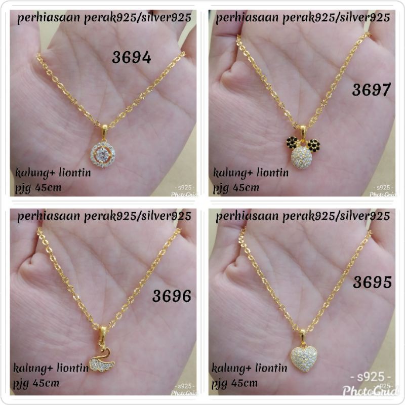 Jual KALUNG TERBARU NORI UKIR KOPONG PERAK S925 LAPIS MAS KUNING ( okk ...