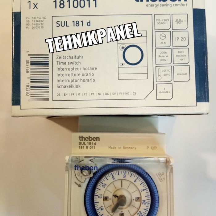 Jual Masak Timer Timer Analog Timer Switch Timer Theben Sul181d Timer