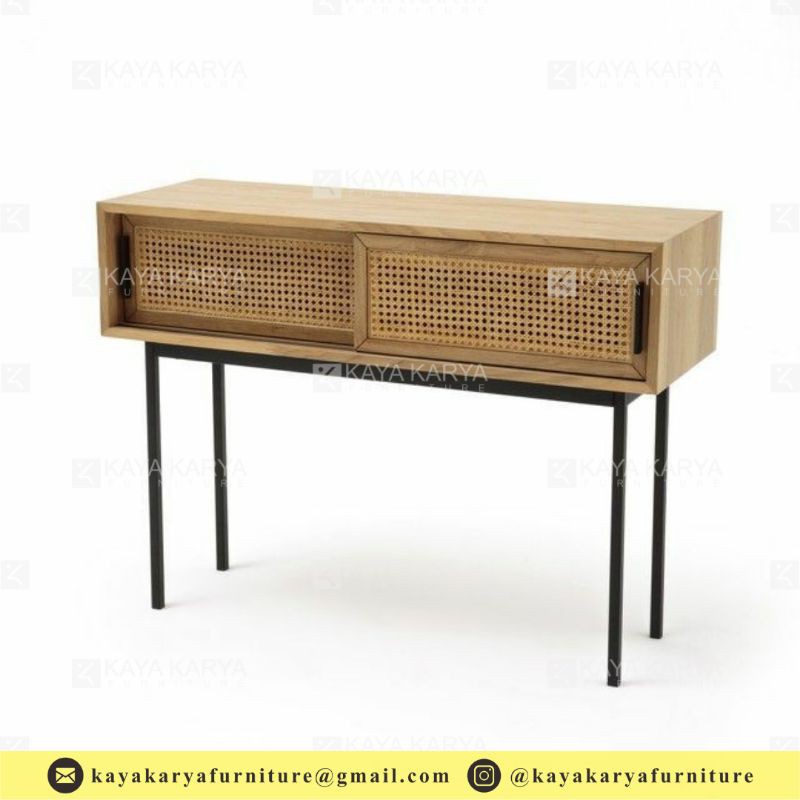 Jual MEJA KONSUL / MEJA CONSOLE ROTAN / CONSOLE TABLE MINIMALIS ...