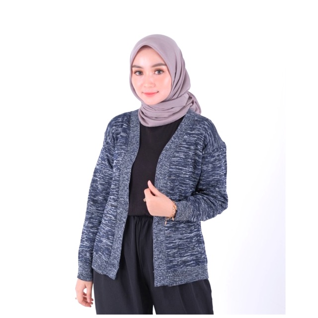 Jual Cardigan outer rajut SILVIA CARDY lengan panjang fashion trend | Shopee Indonesia