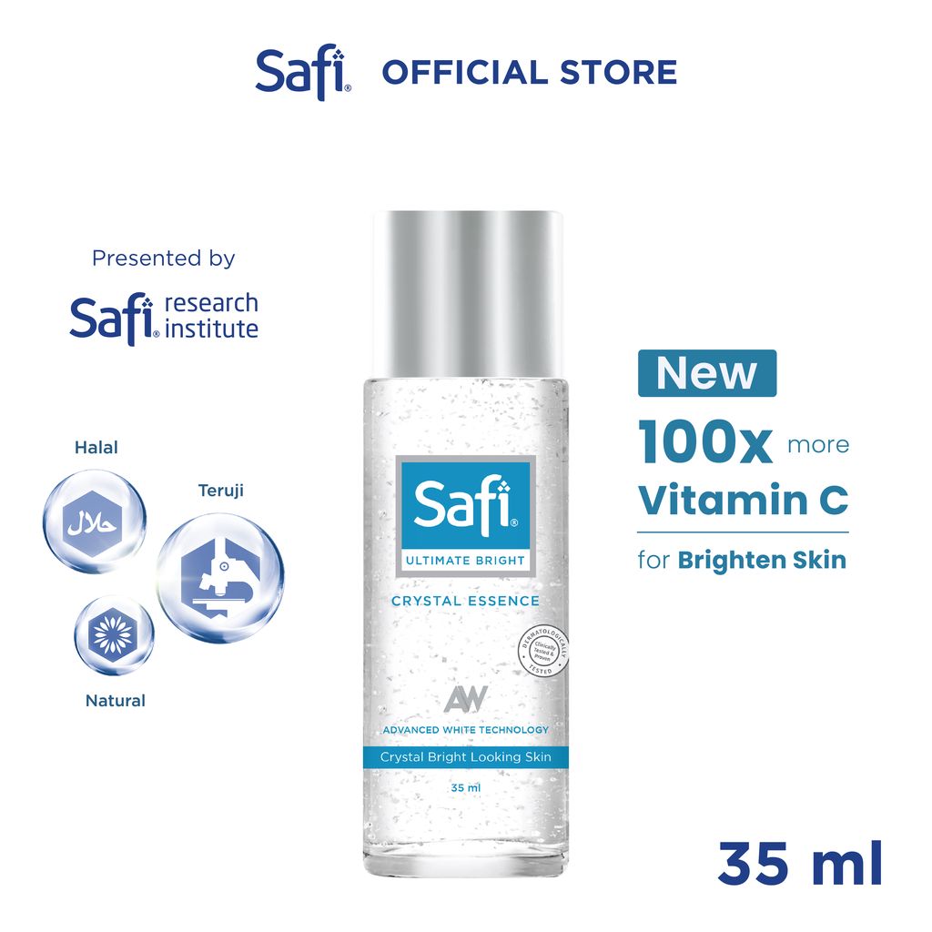 Jual Safi Ultimate Bright Crystal Essence 35 ml - Moisturizer Wajah | Shopee Indonesia