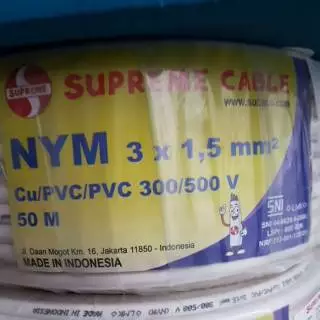Jual kabel supreme 3x1.5 Harga Terbaik & Termurah Oktober 2024 | Shopee Indonesia