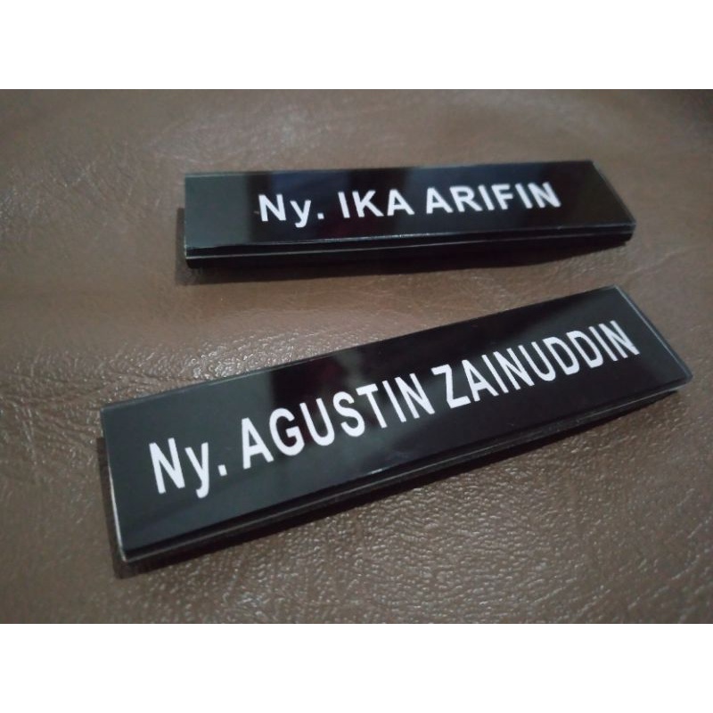 Jual Name Tag Nama Dada Instansi Persit PDL Magnet | Shopee Indonesia
