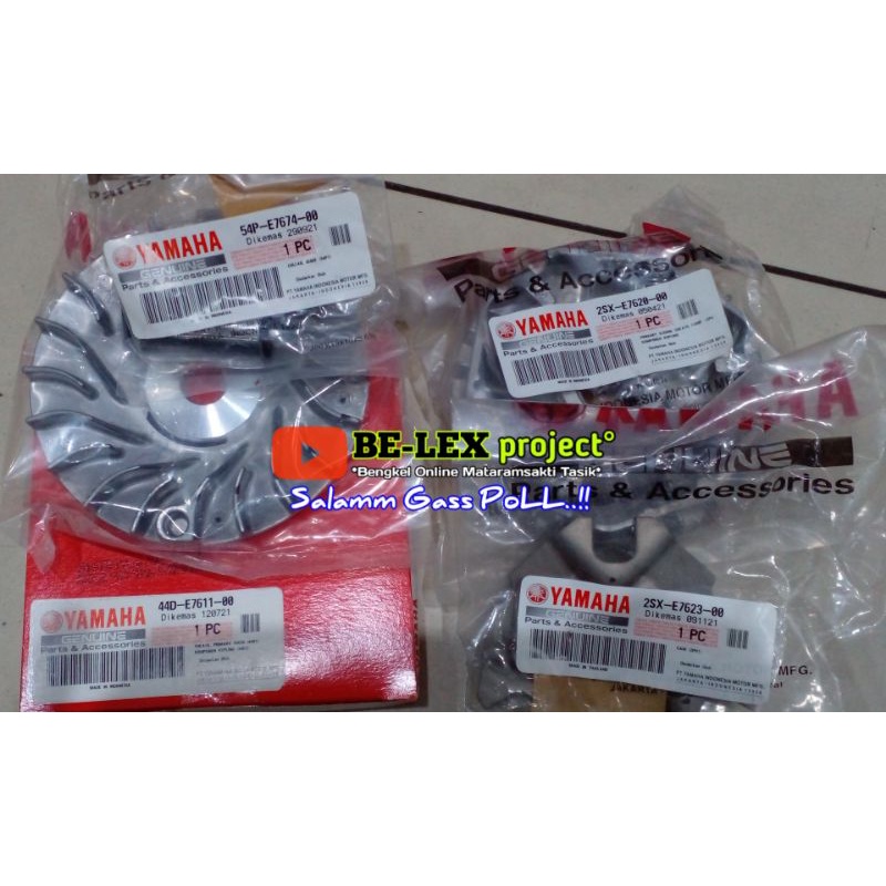 Jual PAKET PRIMERY CVT ORIGINAL YAMAHA MIO M3,MIO Z,MIO S,MIO 125,GEAR ...