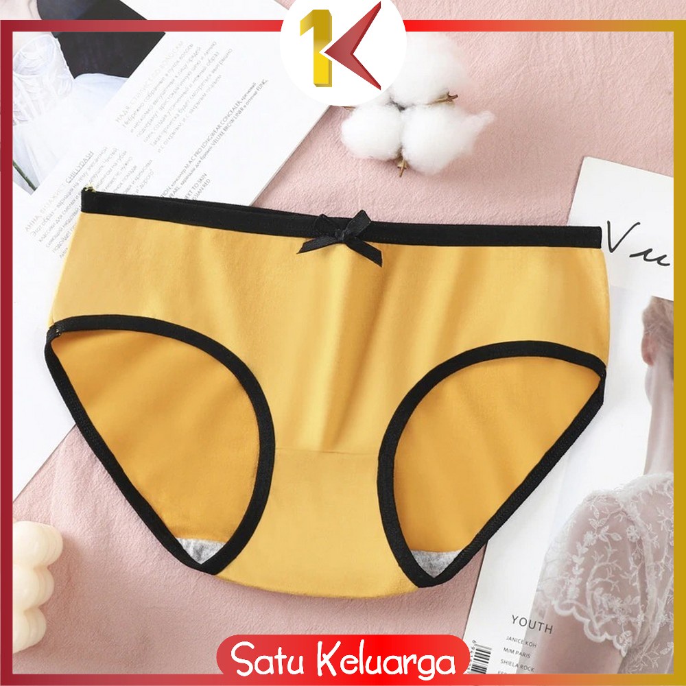 Jual SK-P81 Celana Dalam Wanita Katun Pita List Hitam / CD Wanita Sexy ...