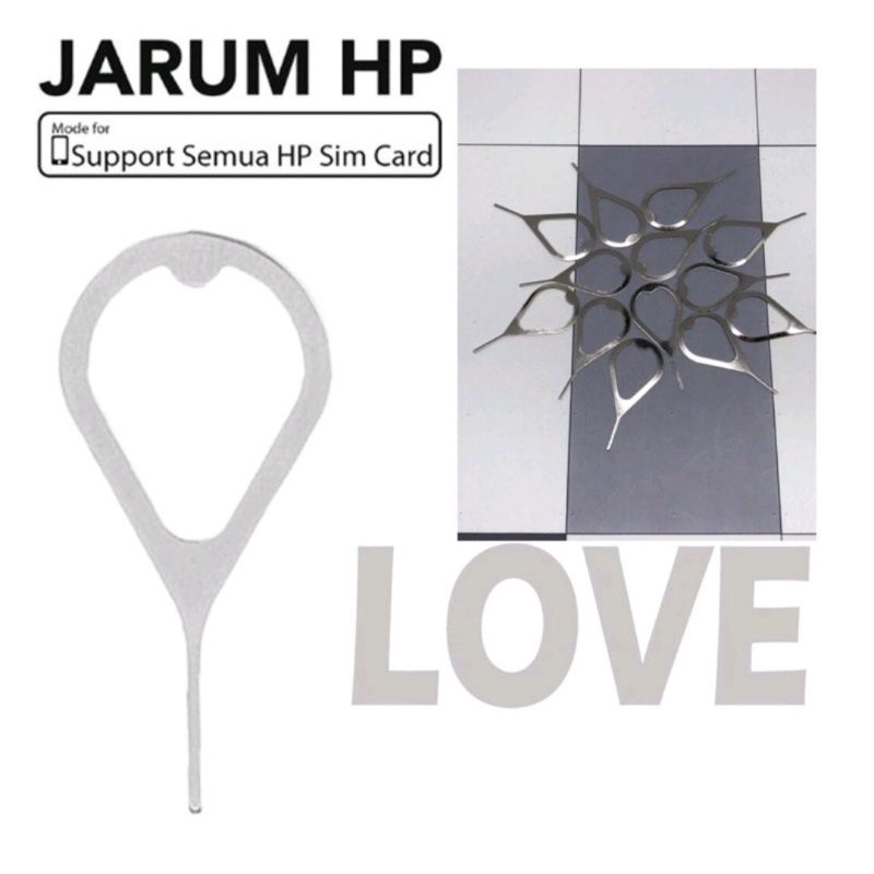 Jual JARUM BESI PENUSUK HP - XIAOMI SAMSUNG VIVO OPPO IP ORIGINAL ORI ...