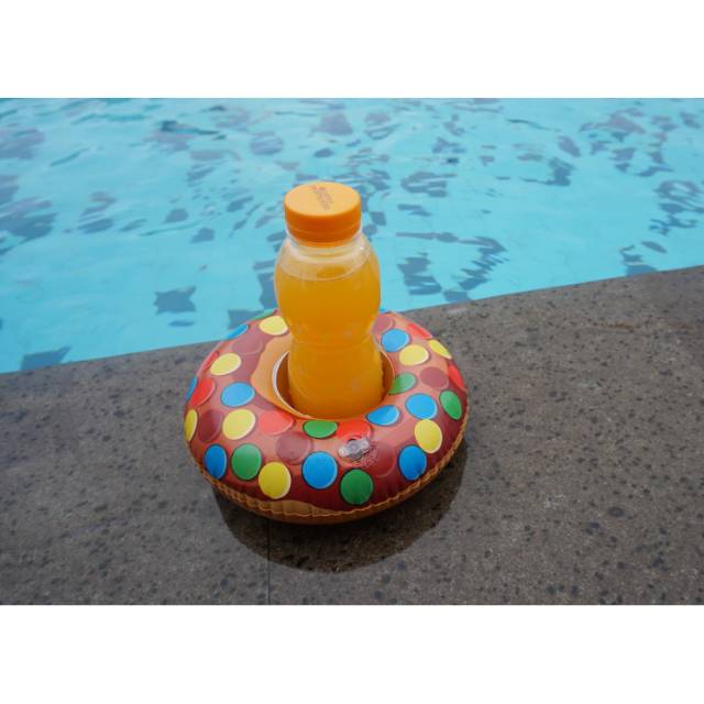 Jual Cup holder float donat polkadot | Shopee Indonesia