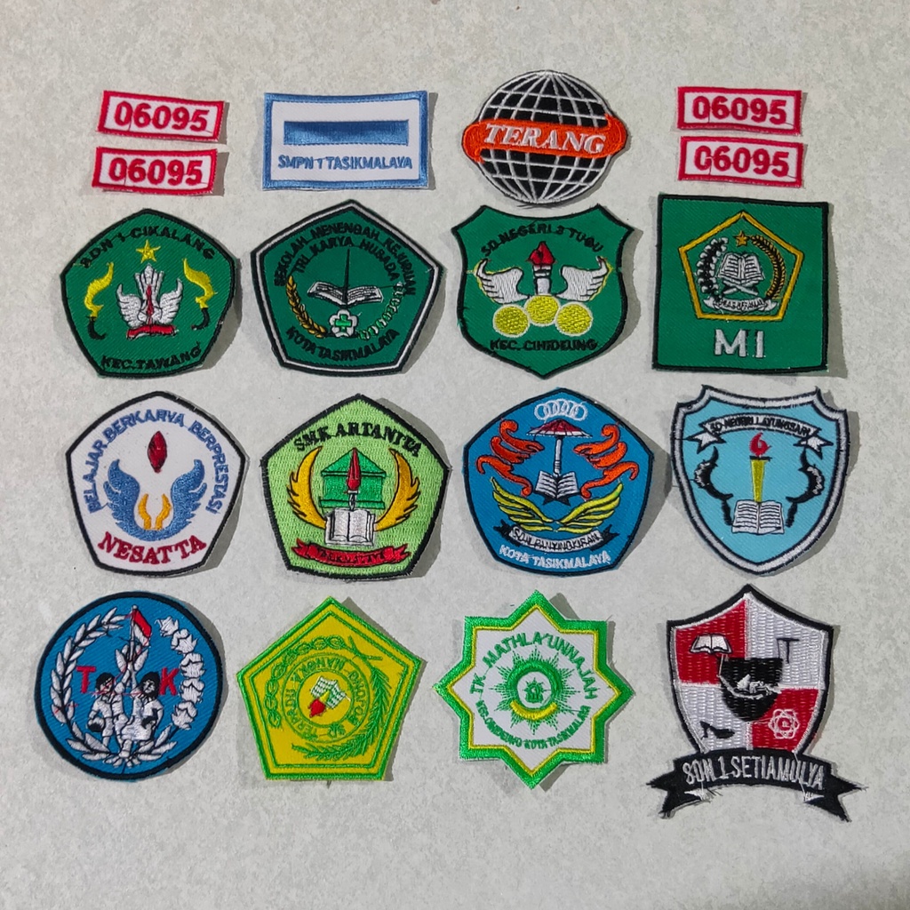 Jual Patch Bordir Logo Custom Gambar Sendiri, Tulisan Nama dll ...