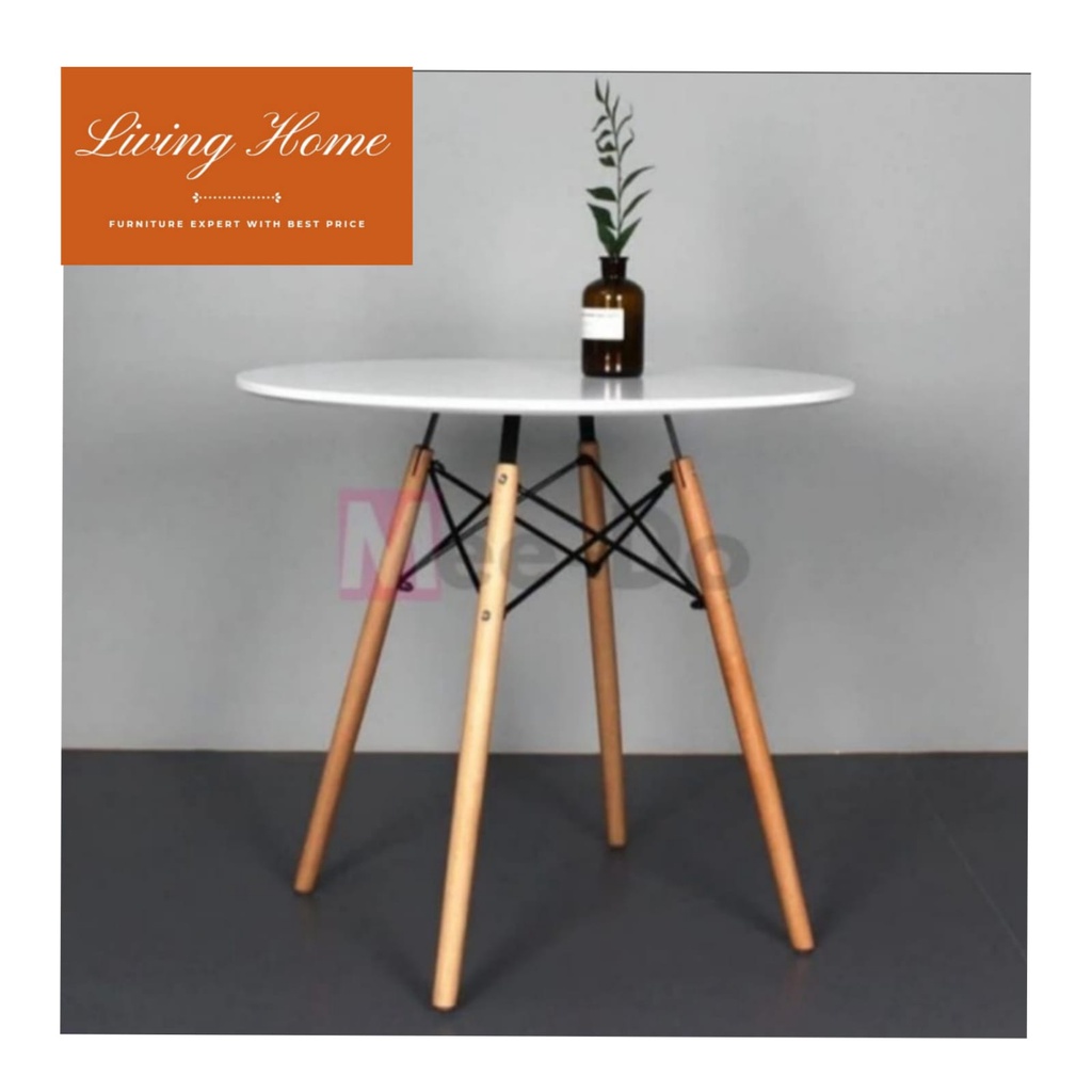 Jual Meja makan Meja Cafe Milenial MM 80 | Shopee Indonesia