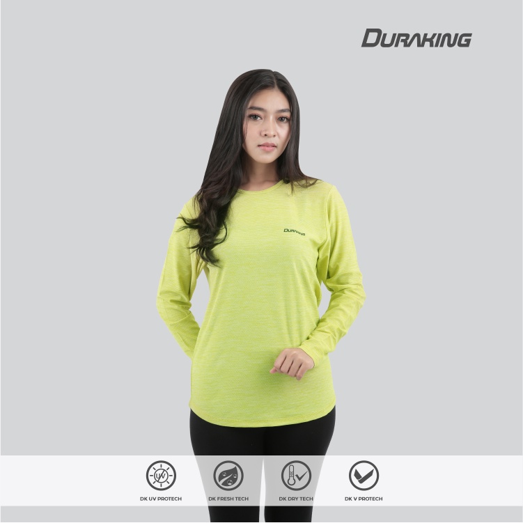 Jual Duraking Running Jersey Long Sleeve (Woman) Basic Color Tee ...