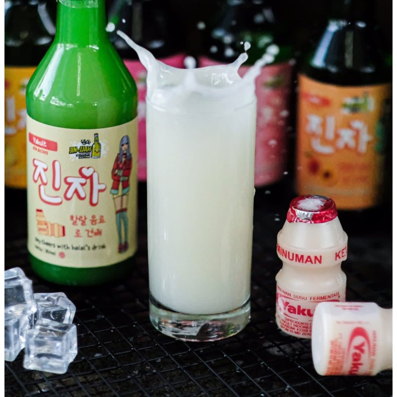 Jual soju halal by jinjjah variant rasa Yakult | Shopee Indonesia