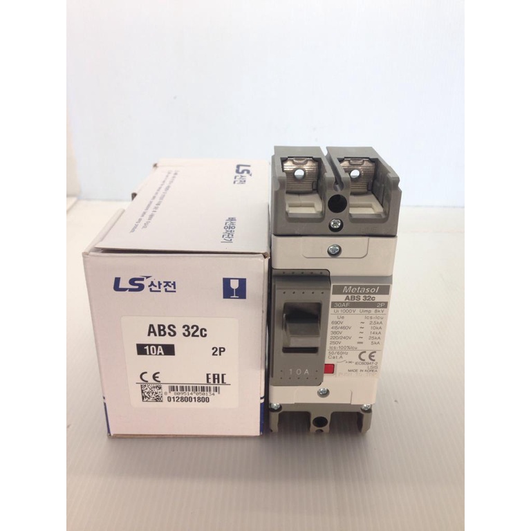 Jual MCCB 2P 10A Type ABS-32c 14KA Merk LS | Shopee Indonesia