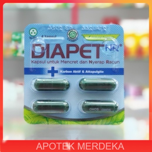 Jual Diapet nr strip isi 4 tab / obat mencret diare | Shopee Indonesia