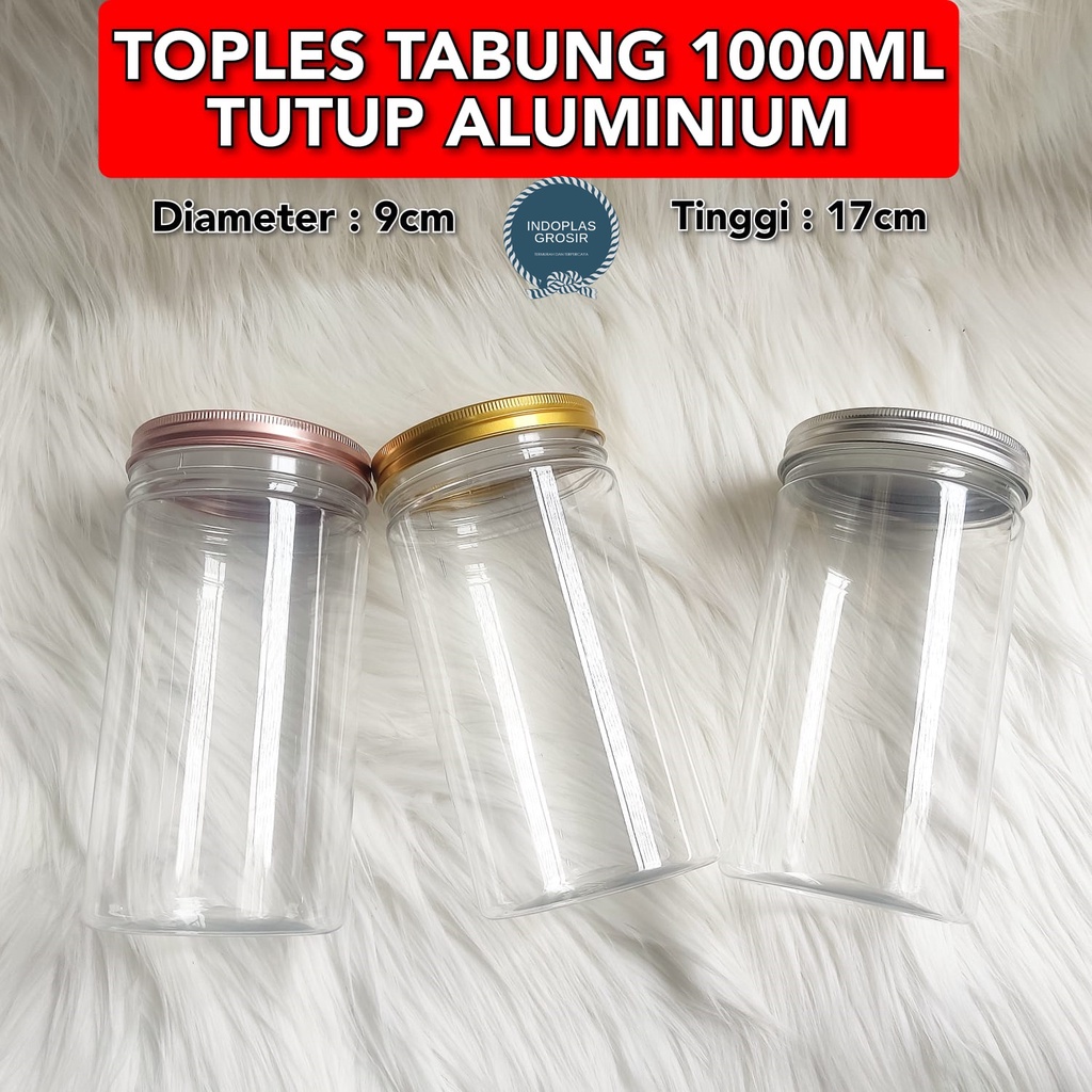 Jual TOPLES PLASTIK 1000ML / TOPLES 1000ML / TOPLES TABUNG 1000ML TUTUP ALUMINIUM | Shopee Indonesia