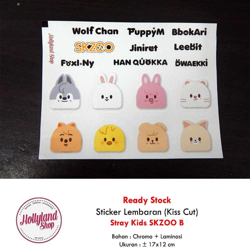 Jual Sticker Lembaran Stray Kids SKZOO Han Hyunjin IN Felix Bangchan ...