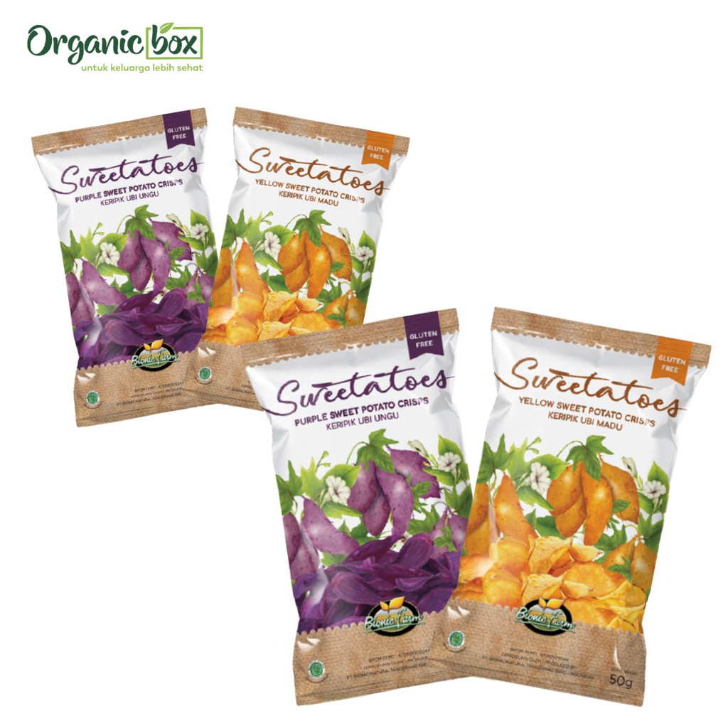 Jual BIONIC SWEETATOES KERIPIK UBI UNGU | Shopee Indonesia